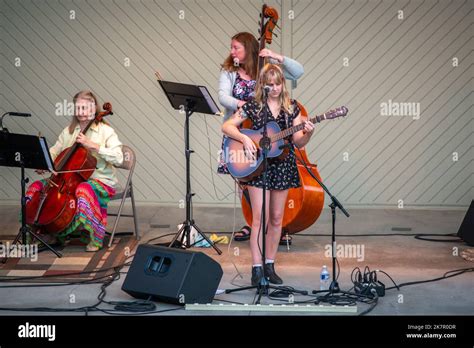 Dori Freeman And The Winston Salem Symphony Performing On Stage At Blue