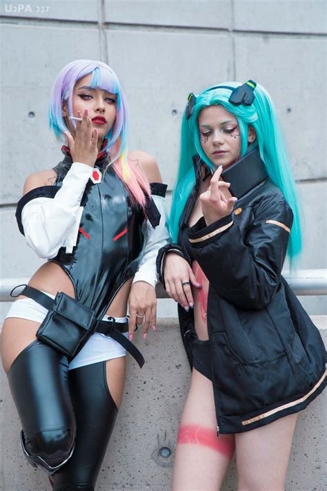 Lucy And Rebecca Cyberpunk Edgerunners Cosplay Cosplay Outfits Cosplay Girls Cyberpunk Cosplay