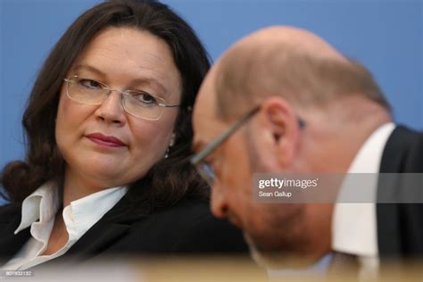 Martin Schulz Head Of The German Social Democrats Minister Of Work