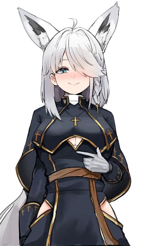 Shirakami Fubuki Hololive Drawn By Hanma53 Danbooru