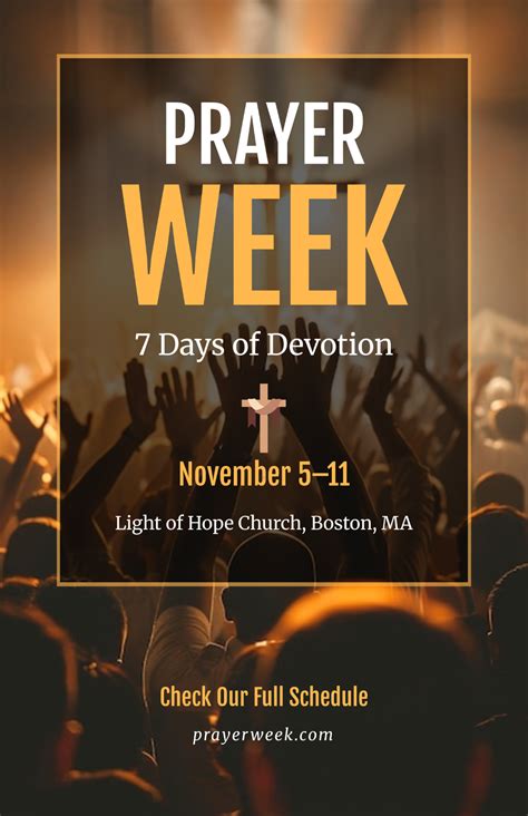 Free Prayer Poster Templates Editable And Printable