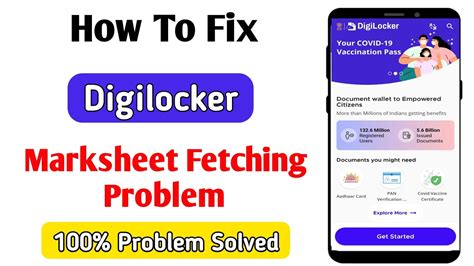 Digilocker Marksheet Fetching Problem Digilocker Me Marksheet Open Nahi Ho Raha Hai Youtube