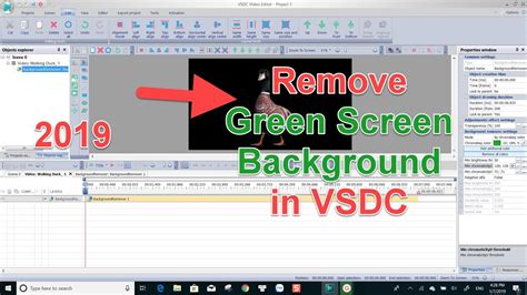 How To Remove Green Screen Background With VSDC Tutorial YouTube