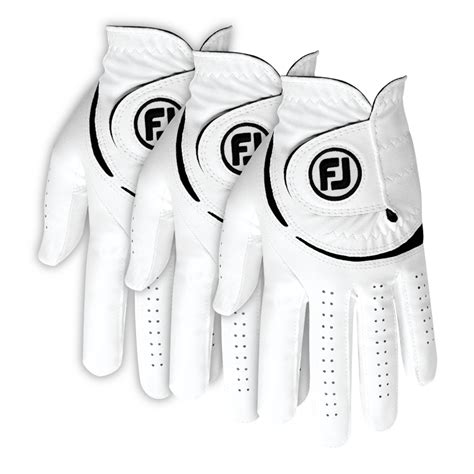 Footjoy Mens Weathersof Golf Gloves 3 Pack Golfonline
