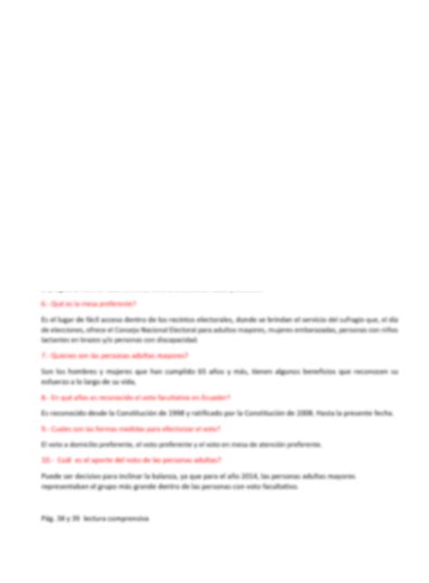 Solution Preguntas El Principio De Igualdad Expresado En El Sufragio