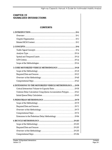 Chapter 19 Signalized Intersection Pages From Highway Capacity Manual