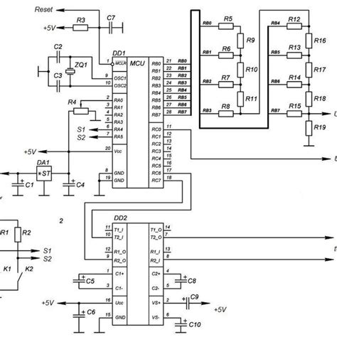 Electrical Schematic Diagram Of The Generator Of Chaotic Signals