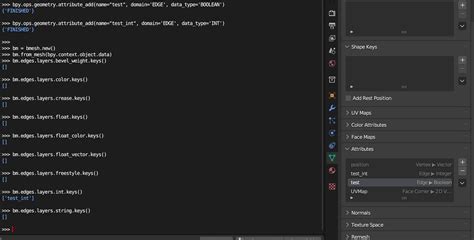 Access Boolean Attributes From Bmesh Python Api Developer Forum