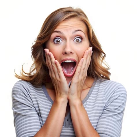 A Girl Is Very Excited And Happy Premium Ai Generated Image