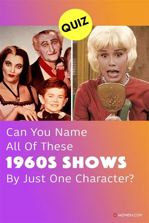 Quiz Can You Name All Of These 1960s Shows By Just One Character Artofit