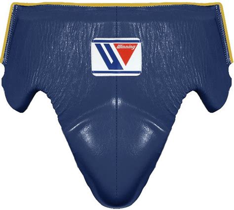 Winning Standard Cut Groin Protector Navy · Gold Wjapan Boxing