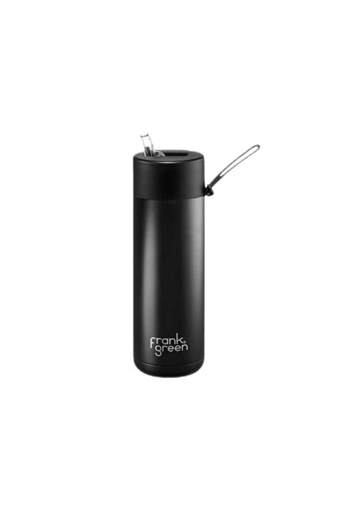 Frank Green Reusable Bottle With Straw Lid 20oz595ml Midnight