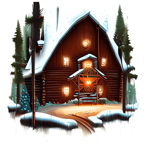 Old Barn In The Woods Graphic · Creative Fabrica