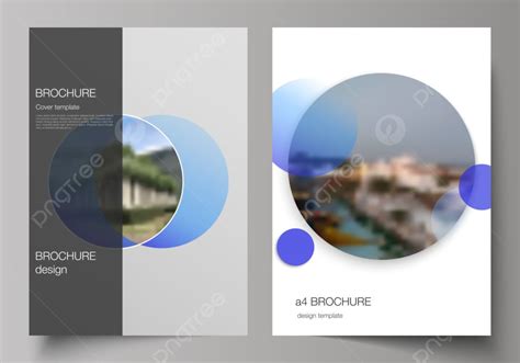 Gambar Tata Letak Vektor Templat Desain Mockup Sampul Modern Format A4