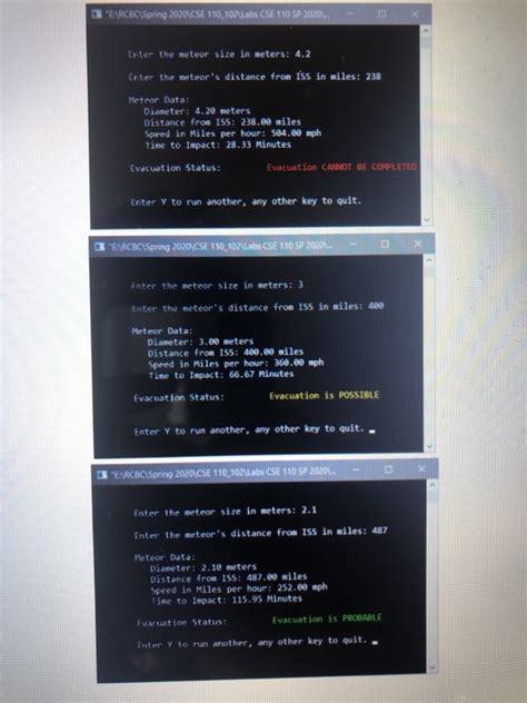 Solved Cse 110 Project 3 Meteor Defense System Project 3