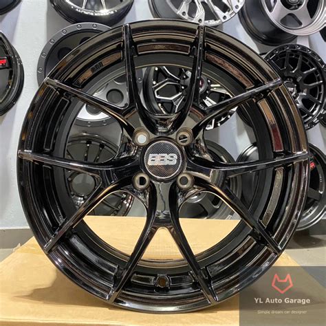 Bbs Ci R Wheel Gloss Black Sport Rim 16x7jj Et38 4x100 And 4x1143