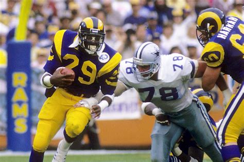 Los Angeles Rams Ban Eric Dickerson From Sidelines Turf Show Times
