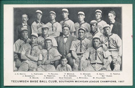 Tecumseh Baseball Tecumseh Historical Museum Tecumseh Historical Museum
