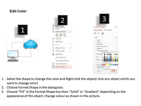 Simple Desktop Conntected To Cloud Ppt Slide Presentation Graphics Presentation