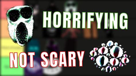 Ranking Every Doors Monster By How Scary They Are Youtube