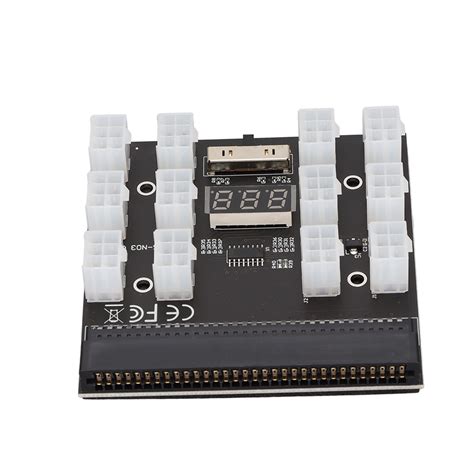 2pack Psu Board Black Pcb Plastic Material 12 Atx 2x3 Pin Outputs Led
