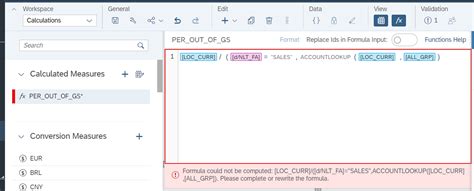 Solved Using A Dimension In A Calculation Measure Formul SAP Community