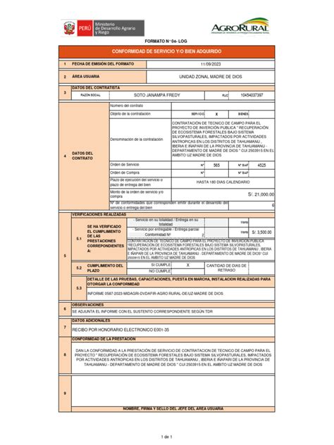 Formato 04 Log Tecnico Fredy Pdf