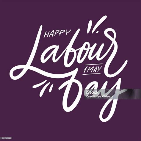 Ilustración De Jornada Laboral Mundial Dibujado A Mano De Letras