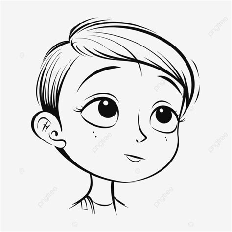 迪斯尼卡通男孩臉設計輪廓素描 向量 側面圖 側面輪廓 側臉素描向量圖案素材免費下載PNGEPS和AI素材下載 Pngtree