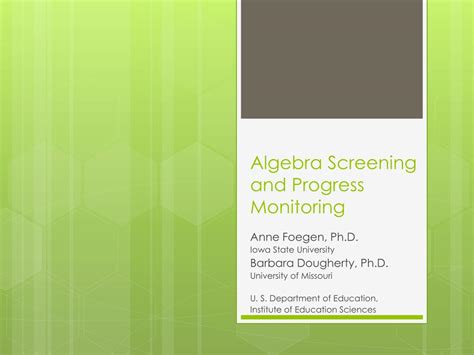 Ppt Algebra Screening And Progress Monitoring Powerpoint Presentation