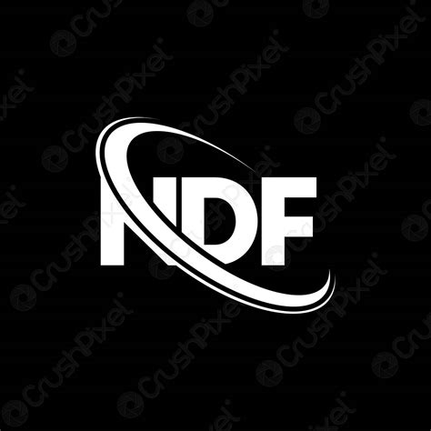 Ndf Logo Ndf Letter Ndf Letter Logo Design Initials Ndf Stock