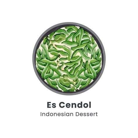 Premium Vector Hand Drawn Vector Illustration Of Es Cendol Dawet