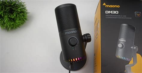 Maono DM30 Review - Gaming Microphone with RGB Lights Under $50