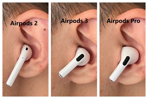 So Sánh Ngoại Hình Airpods 3 Với Airpods 2 Và Airpods Pro 3k Shop