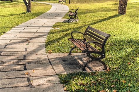 공원 벤치 사진 무료 다운로드 Lovepik