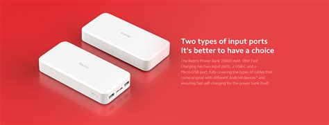 Redmi W Fast Charge Power Bank Mah Black Wh High Capacity Two Way W Fast Charging