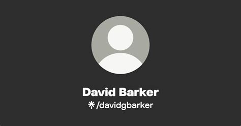 David Barker Linktree