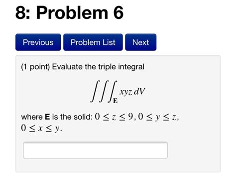 solved 8 problem 6 previous problem list next 1 point