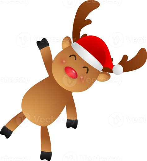 Christmas Cute Reindeer Cartoon 11288230 Png