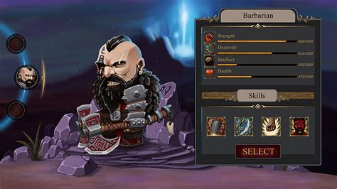 ui and character design gamedev project on behance