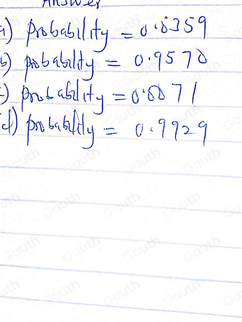 Solved A Local County Has An Unemployment Rate Of 5 A Random Sample