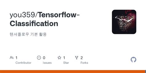 GitHub you359 Tensorflow Classification 텐서플로우 기본 활용