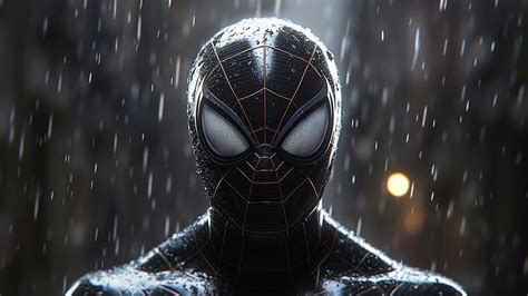 Marvel Spiderman Black Suit Wallpapers 4k Hd Poster Free Download
