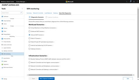 Windows Admin Center에서 Sdn 데이터 경로 진단 확장 Microsoft Learn