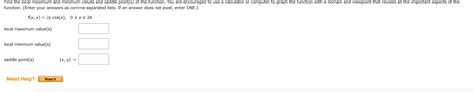 Solved Function Enter Your Answers As Comma Separated
