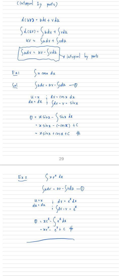 Integral By Parts Calculus R Mathstepbystep