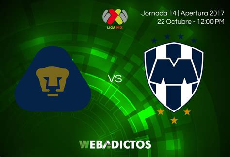 Pumas Vs Monterrey Jornada 14 Apertura 2017 Resultado 0 1