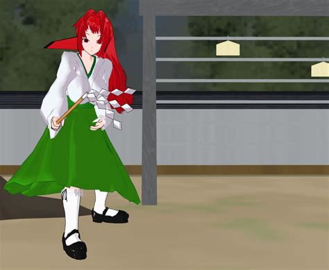 Raidy Shrine Maiden By Quamp On Deviantart