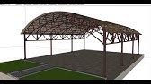 Автонавес из монолитного поликарбоната. - YouTube